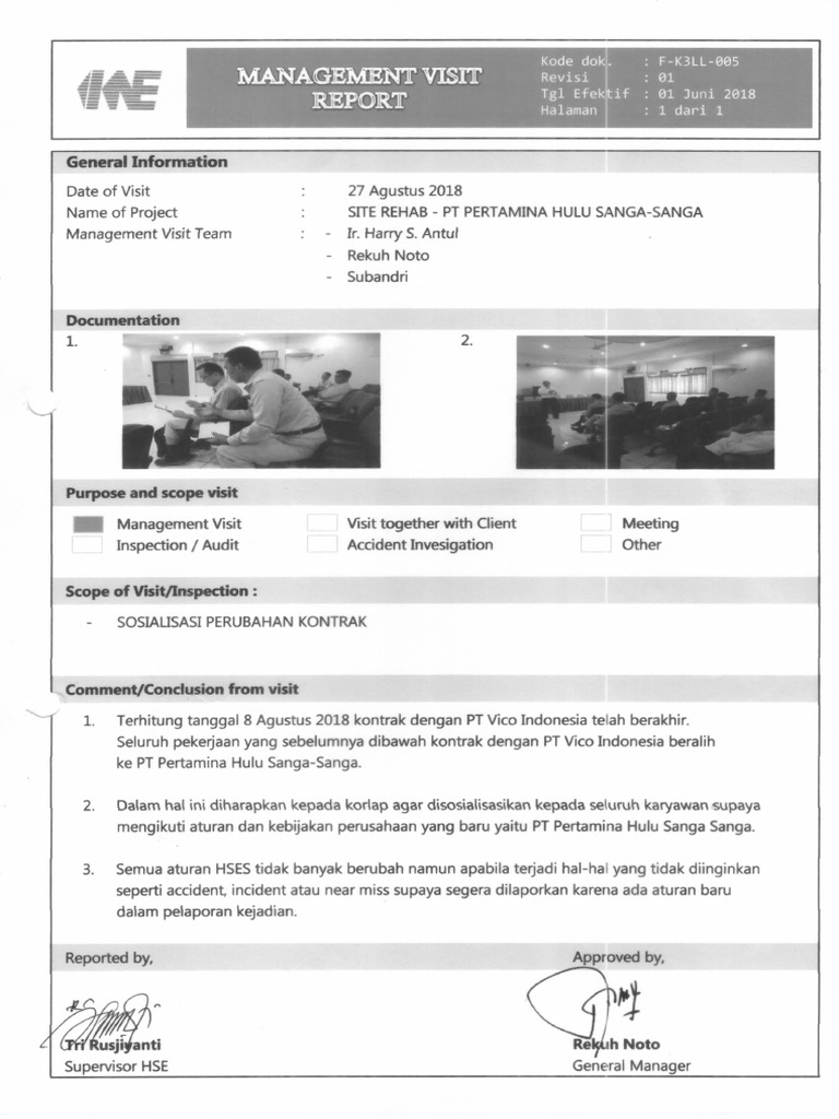 Management Visit PDF | PDF