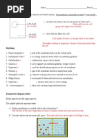 Water Potential Worksheet Key | PDF | Sucrose | Water