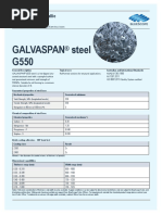 Galvanized Steel Grade Data Sheets | PDF | Galvanization | Manganese