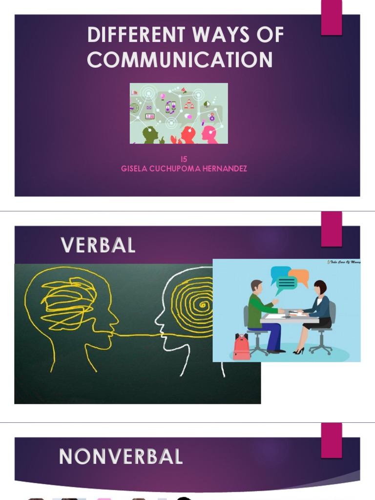 Different Ways of Communication | PDF