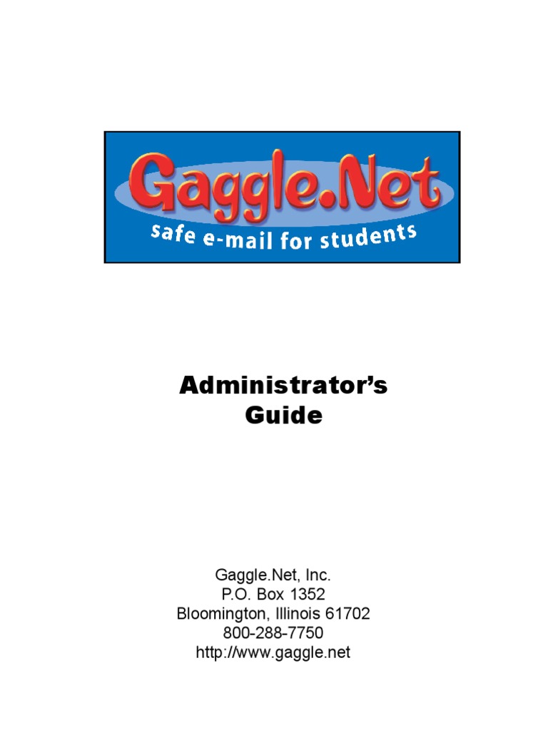 Gaggle Admin Guide | PDF | Password | Icon (Computing)