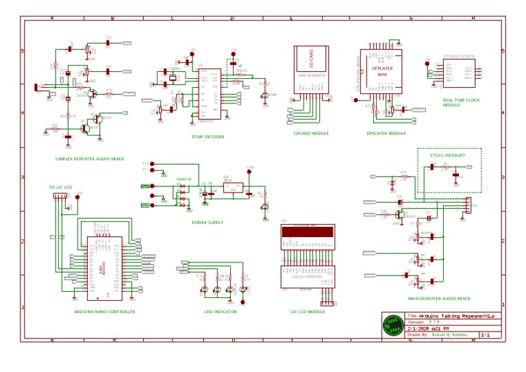Arduino Talking RepeaterV1.6 | PDF
