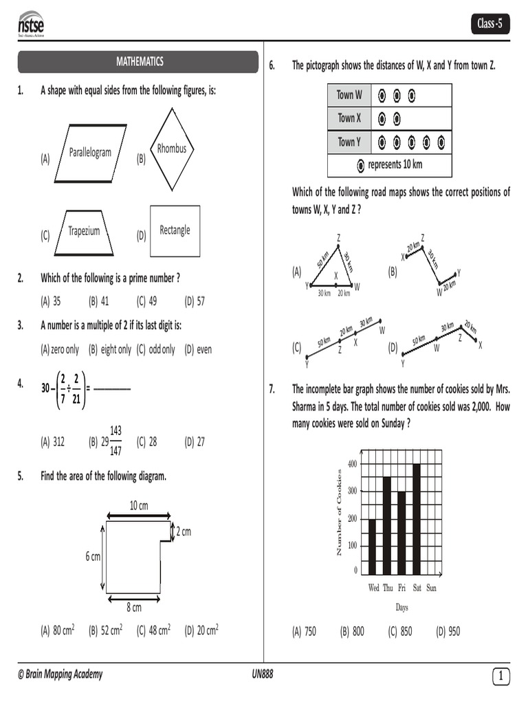 Class 5 Test-Paper | PDF | Rock (Geology) | Leaf