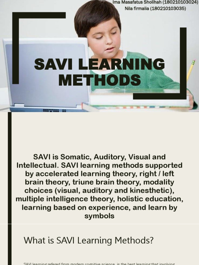 SAVI Learning Methods | PDF | Learning Styles | Curiosity