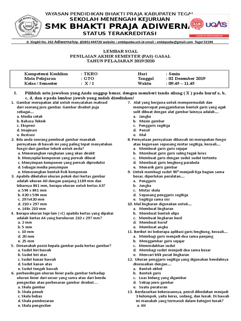 GTO Kelas X TKRO | PDF