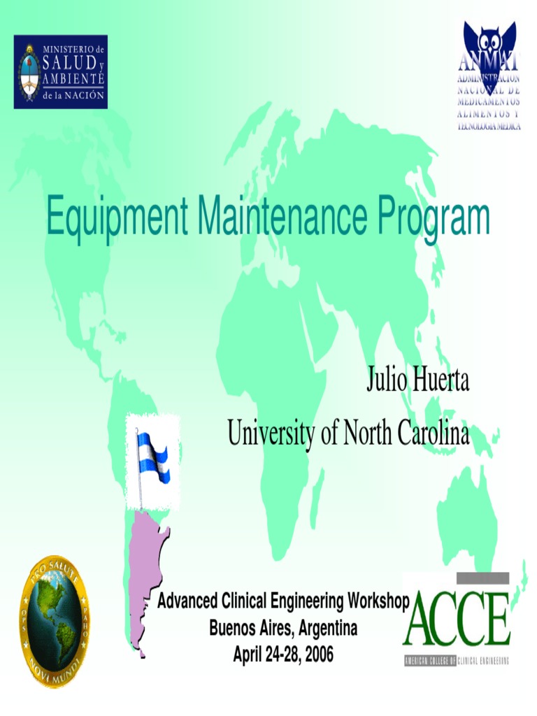 Huerta - Managing Med Equip Program - Tuesday PDF | PDF | Reliability ...