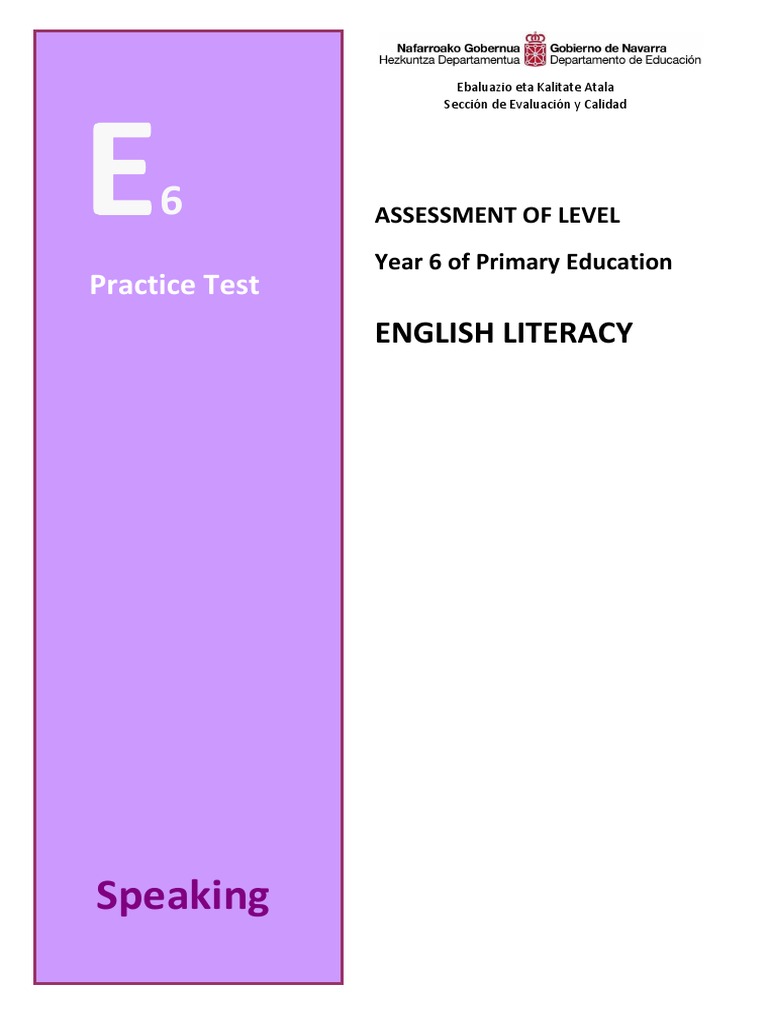 Practice Test Speaking EP6 PAI CC | PDF | Idiomas