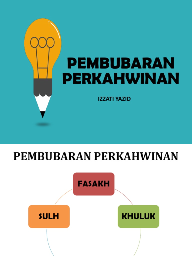 Proses Pembubaran Perkahwinan dalam Islam | PDF
