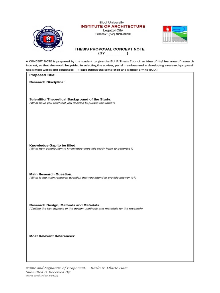 Concept Note Template | PDF | Art | Computers