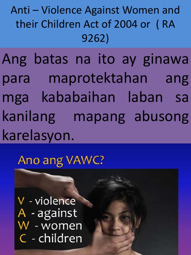 Vawc Tagalog Version | PDF
