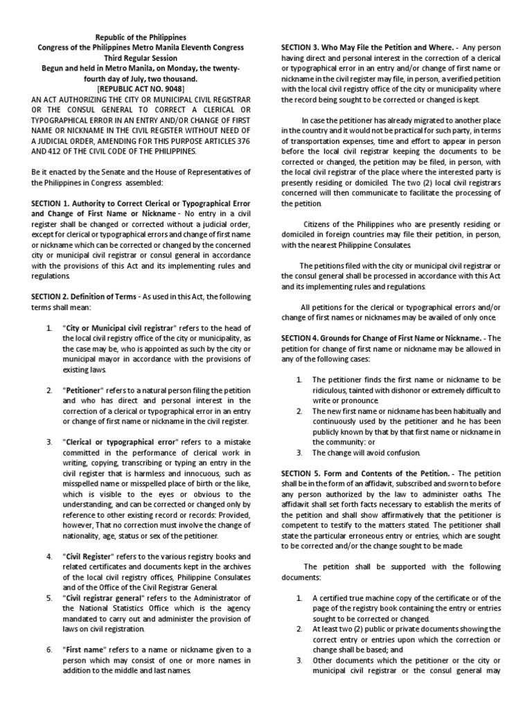 Clerical Error Law | PDF | Ex Post Facto Law | Constitutional Law