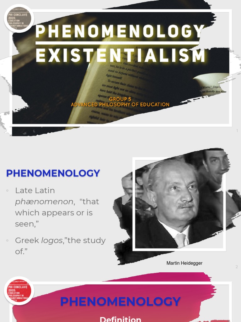 Phenomenology Existentialism | PDF | Existentialism | Phenomenology ...
