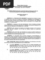 sample-BAC Resolution | PDF | Procurement | Government