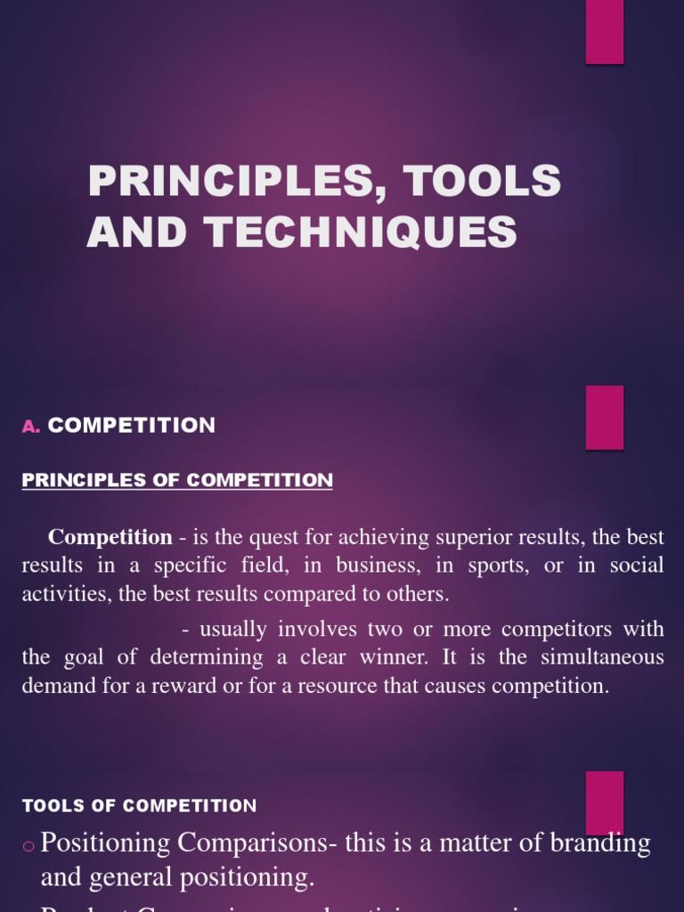 Lesson 12 Principles & Technique, Tools | Download Free PDF ...