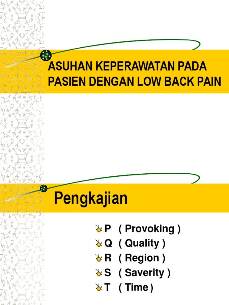 Askep LBP | PDF