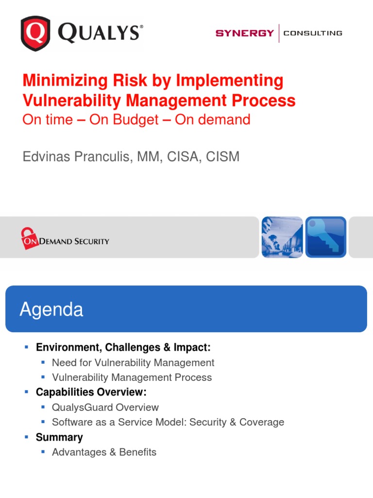 PRES PUBLIC v2 QualysGuard - Vulnerability - Management | PDF | Information Security ...