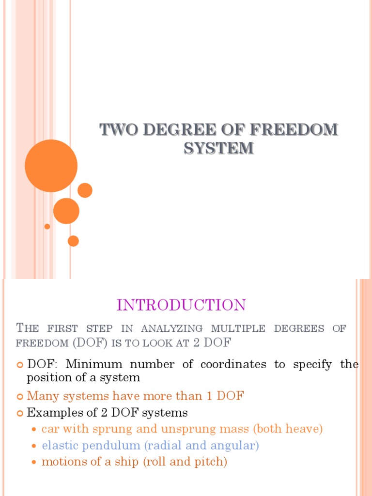 2DOF Systems PDF | PDF | Physics | Mechanics
