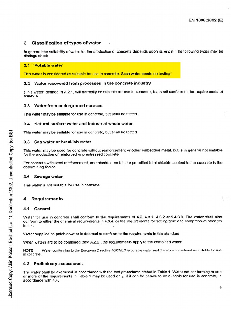 Water Test Report | PDF