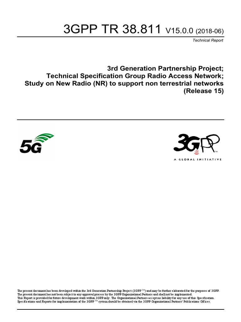 3gpp TR PDF | PDF | 3 Gpp | Computer Network