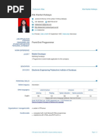 Europass CV Template | PDF