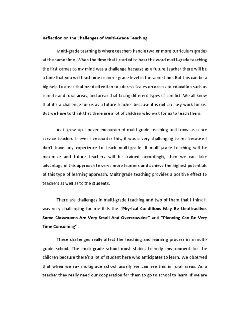 Compendium Multigrade Michelle | PDF | Classroom | Teachers