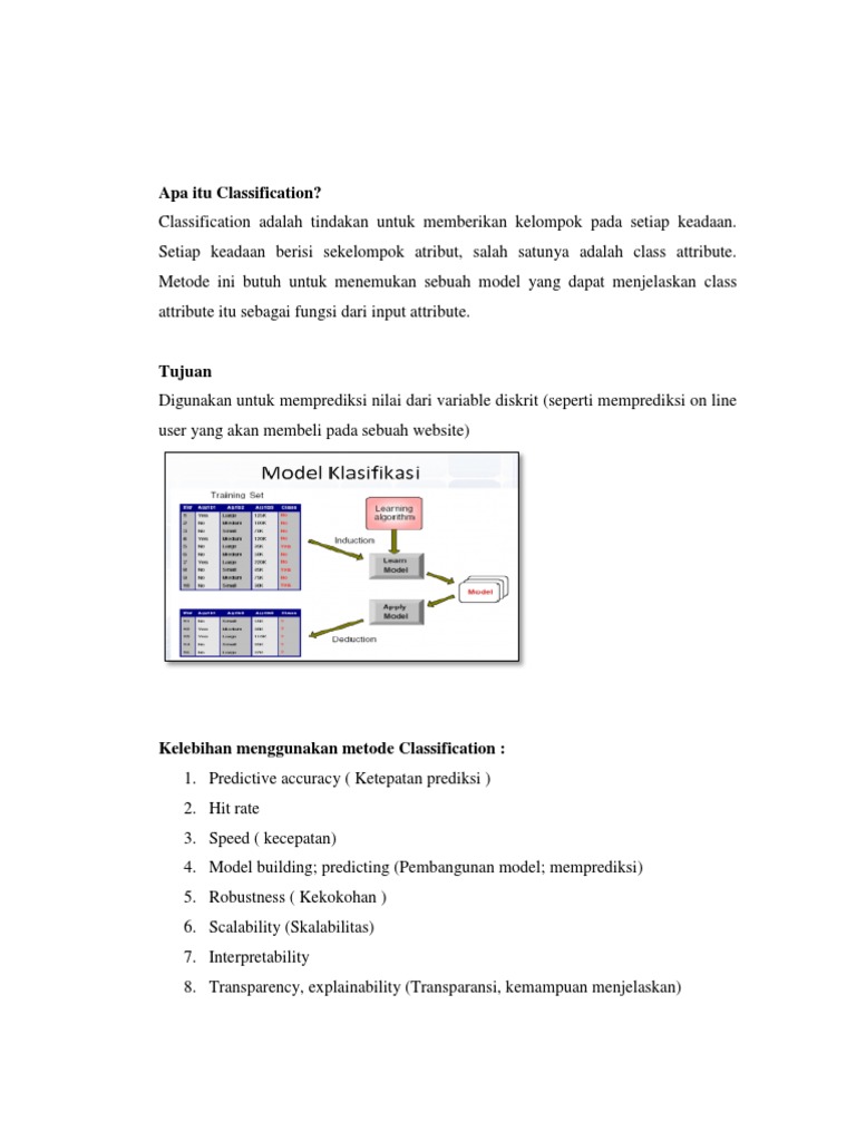 Apa Itu Classification | PDF