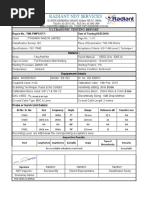 UT NDT Sample Test Report Format | PDF