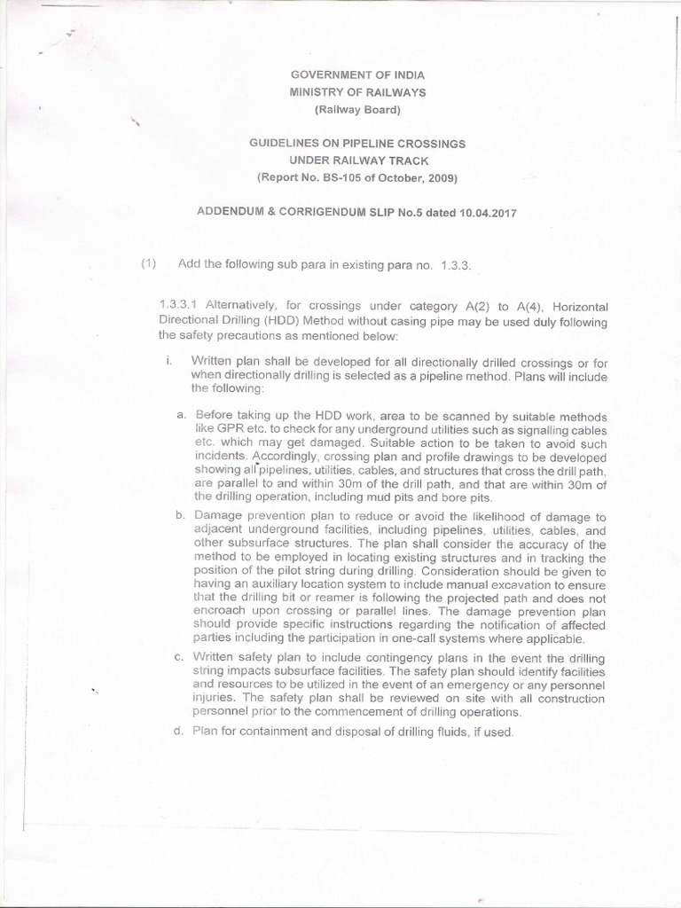 RDSO BS-105 A&C Slip No.5 (HDD) | PDF