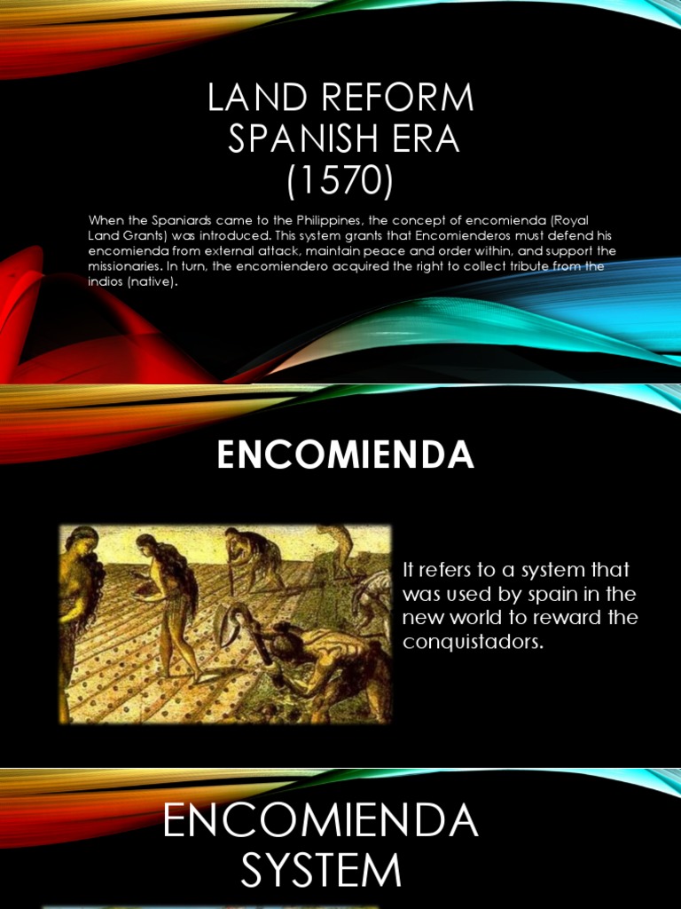 Land Reform Spanish/American/Japanese Era | PDF