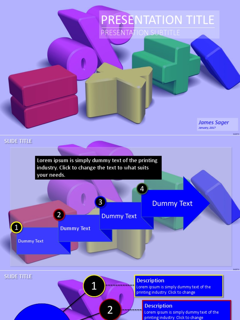 Math Symbols PowerPoint Free PPT by SageFox 341 | PDF | Websites ...