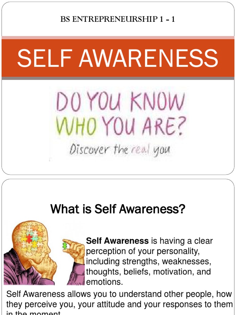 Self Awareness | PDF | Self Awareness | Leadership