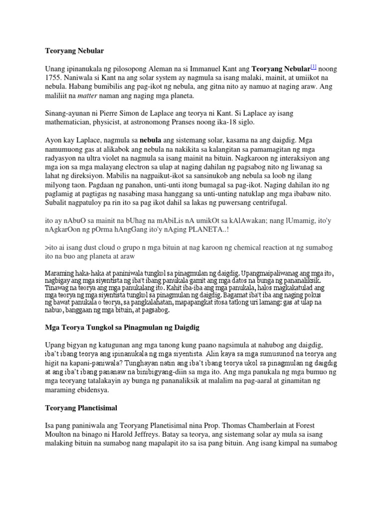 Teoryang Maka Agham | PDF