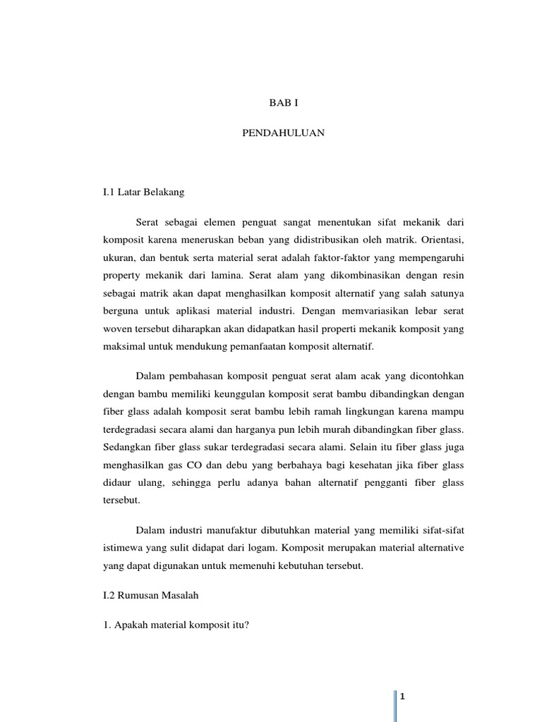 sifat bahan fiberglass - Evan Murray