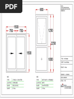 Upvc Window Drawing 01 | PDF