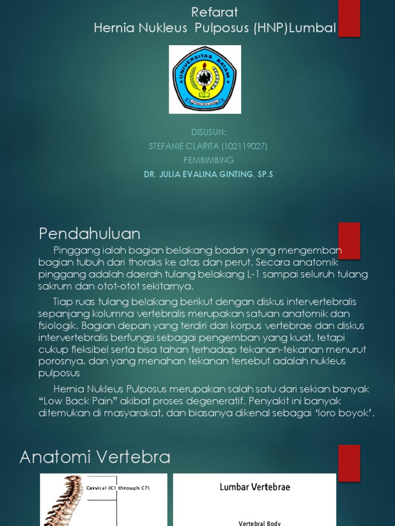 HNP Lumbal | PDF