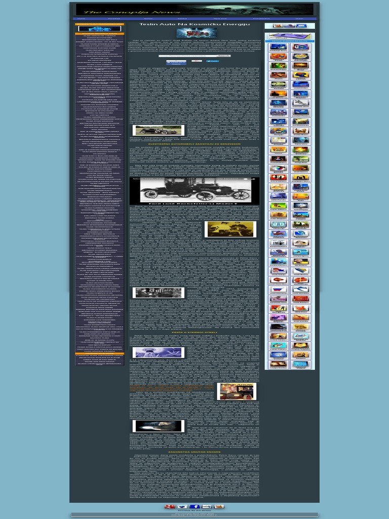 Teslin Auto Na Kosmičku Energiju - PDF | PDF