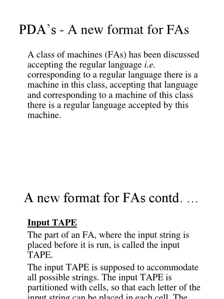 Pda Pdf Computer Science Models Of Computation