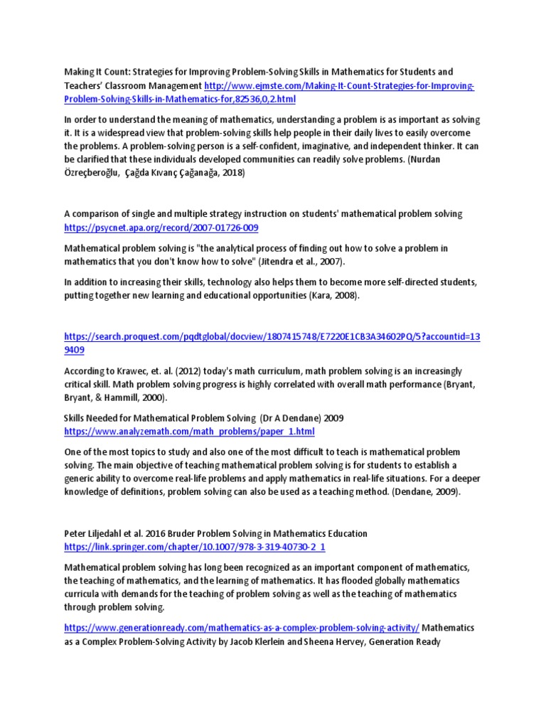 Research RRL | PDF | Teaching Mathematics | Curriculum