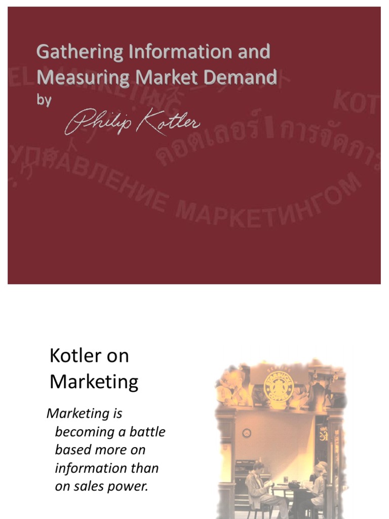 3 Gathering Information and Measuring Market Demand | PDF | Marketing ...