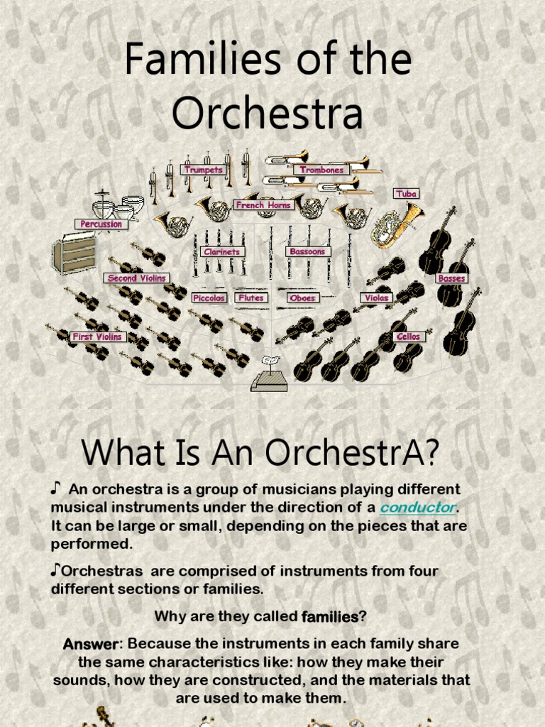 Instrument Families Orchestra | PDF | String Instruments | Musical ...