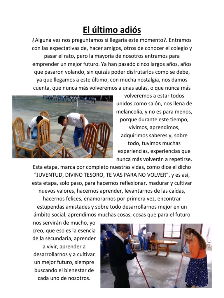 El Último Adiós | PDF