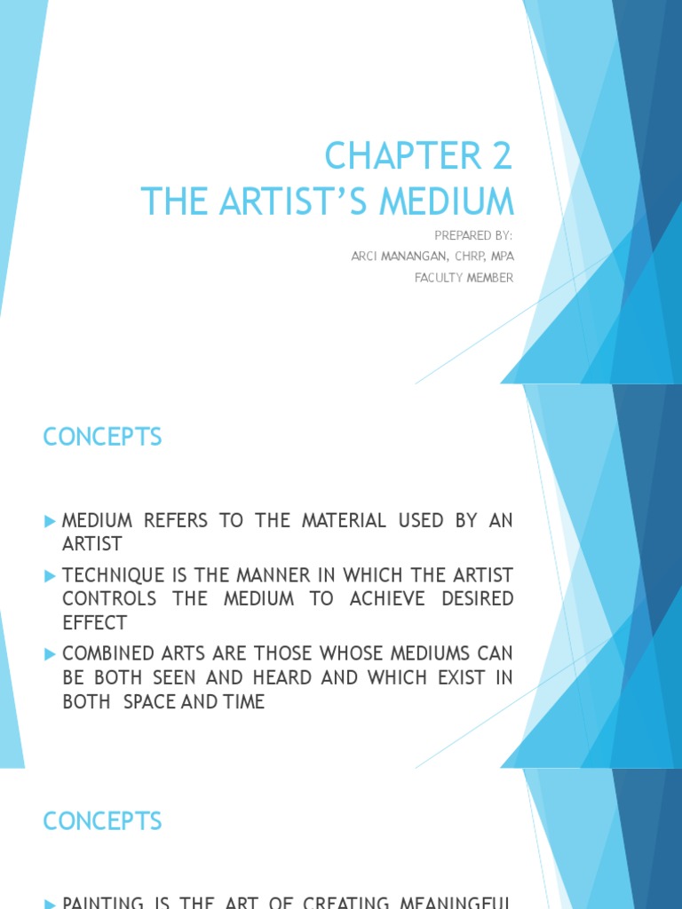 Chapter 2 The Artist's Medium 2 | PDF | Paintings | Printmaking