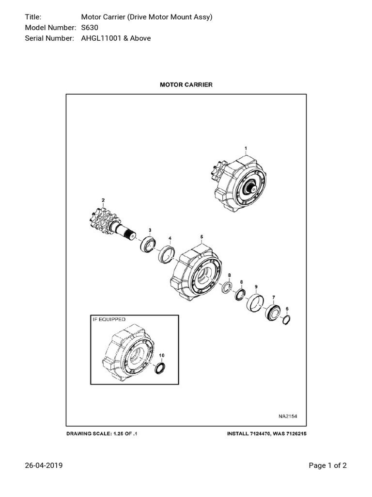 Motor Carrier Parts List | PDF