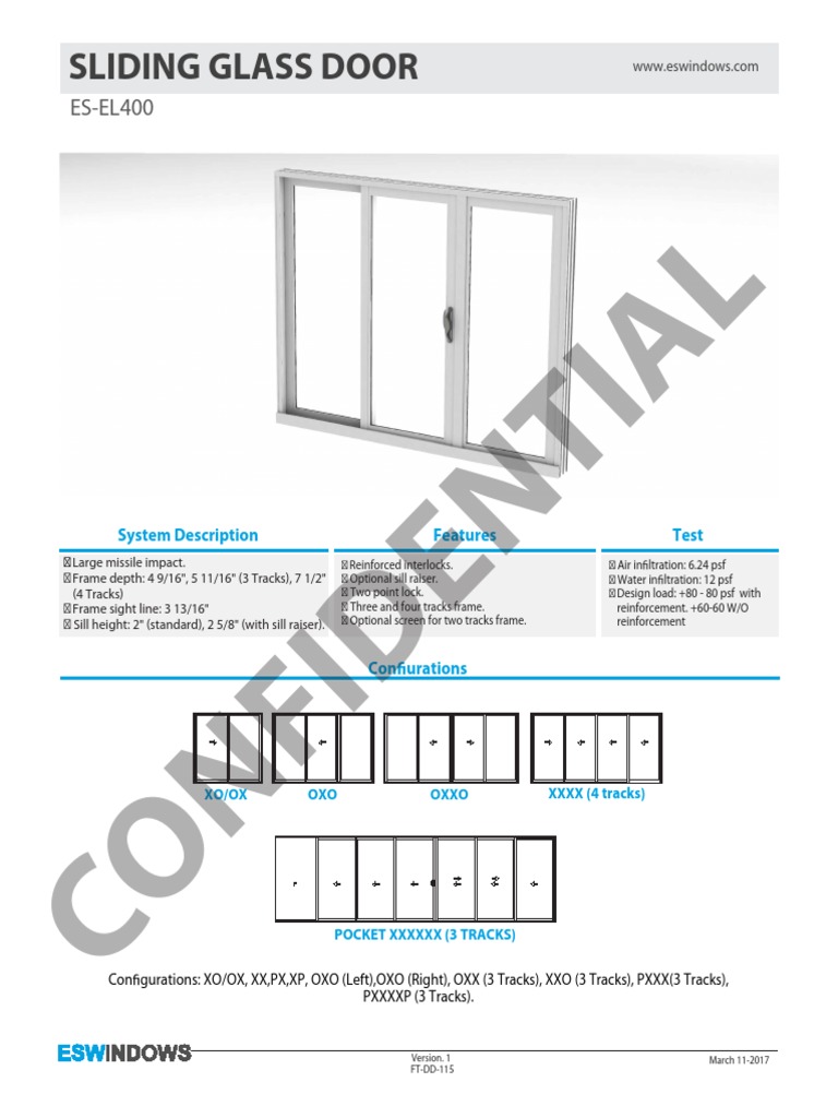Es El400 - Technical Datasheet 2 | PDF | Glass Engineering And Science ...