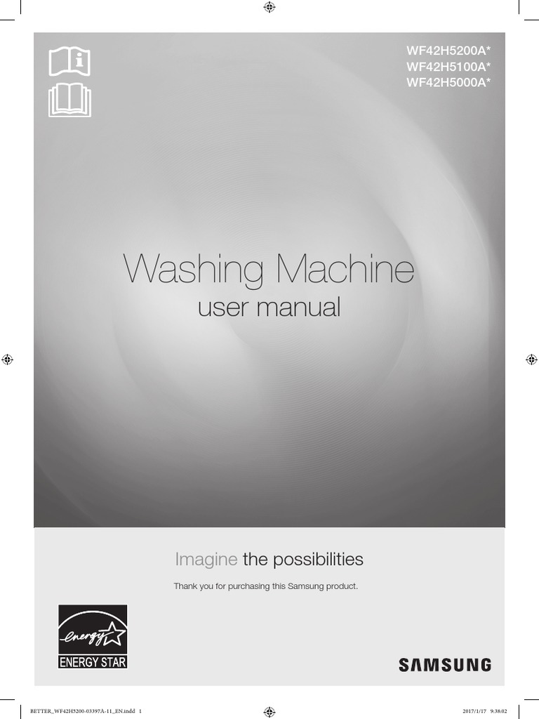 Samsun Washing Machine User Manual | PDF | Washing Machine | Ac Power ...
