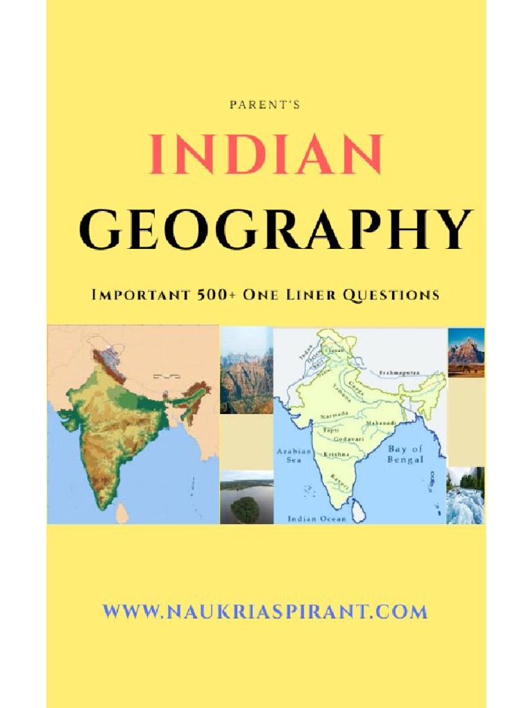Geoghraphy One Liner English Reduced | PDF | Earth | Himalayas