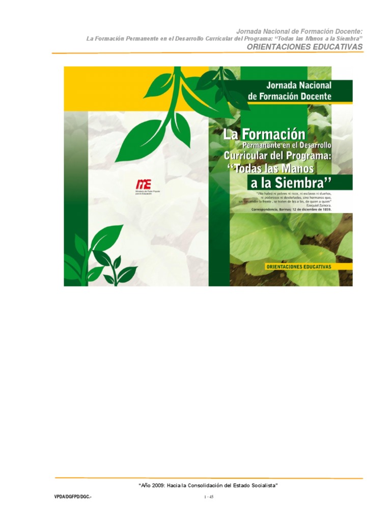 Libro Verde PDF | PDF | Educación de la primera infancia | Educación ...