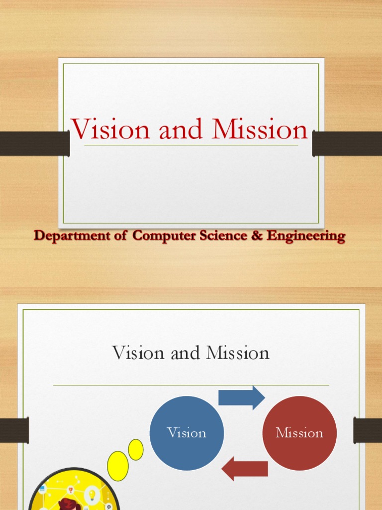 Vision and Mission | PDF | Engineering | Computer Science