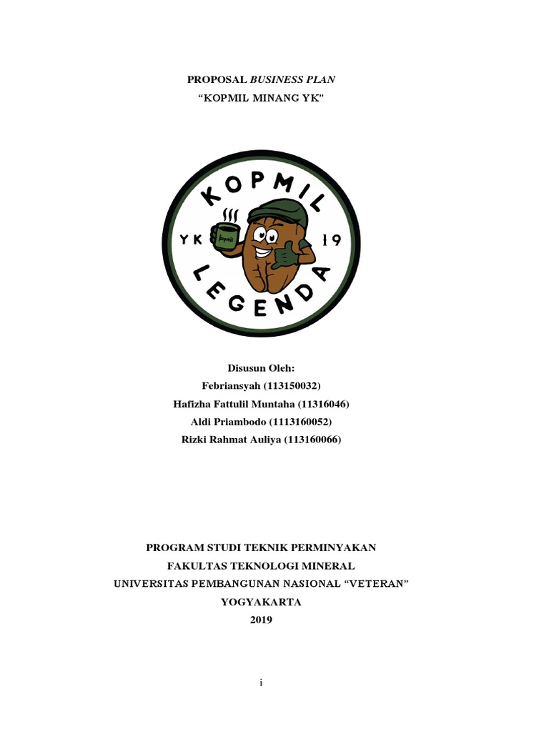 Bisnis Plan Kopmil | PDF