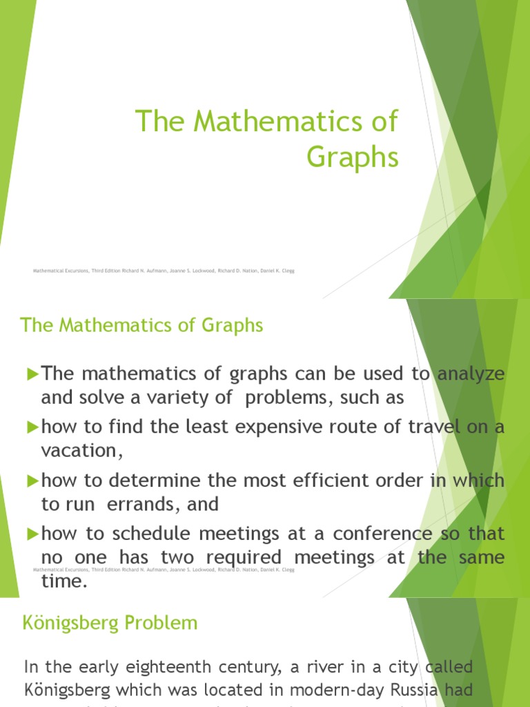 Lesson 9 The Mathematics of Graphs PDF | PDF | Vertex (Graph Theory) | Combinatorics